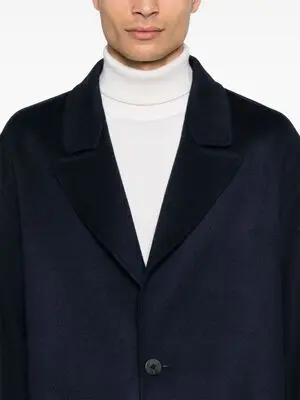 CENERE GB Single-breasted Coat - Blue