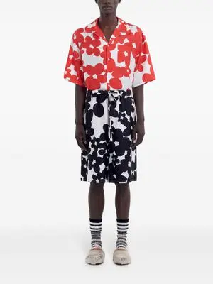 Marni Floral-print Shorts - Black