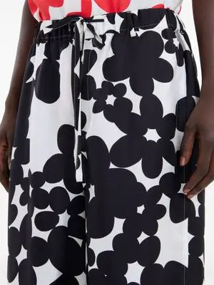 Marni Floral-print Shorts - Black