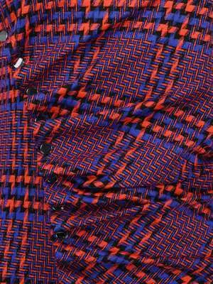 Rabanne Geometric-print Blouse - Red