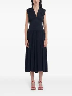 Marni V-neck Midi Dress