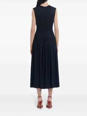 Marni V-neck Midi Dress