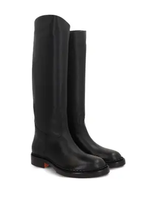 Santoni X 10 Corso Como Leather Boots