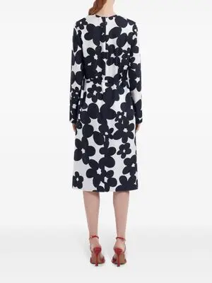 Marni Floral-print Midi Dress
