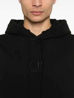 C.P. COMPANY Logo Fleece Hoodie