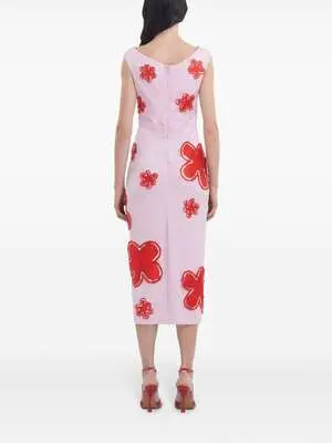 Marni Floral-print Midi Dress
