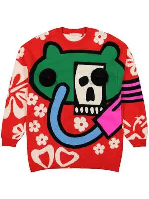 WALTER VAN BEIRENDONCK Android Jumper - Red