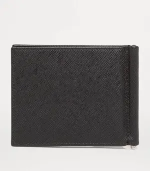 Prada Saffiano Leather Bi-fold Wallet - Black