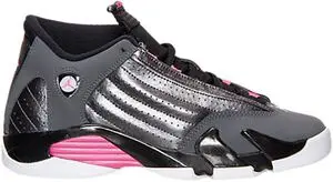 JORDAN 14 Retro Sneakers - Metallic Dark Grey/hyper Pinkone-colorblackone-colorwhite