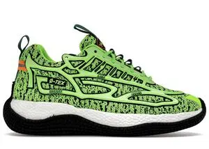 JOHN GEIGER 004 S Knitin Sneakers - Lime/neon