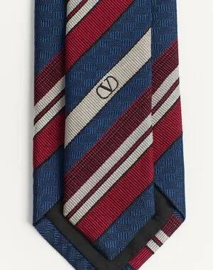 Valentino Garavani Silk Regimental Tie