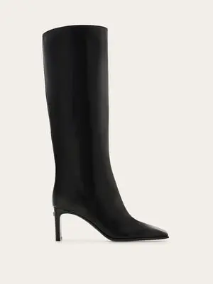 FERRAGAMO Knee High Boot - Black