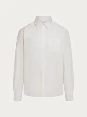 FERRAGAMO Monogram Shirt - White