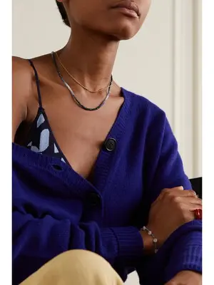 Jia Jia Gold Sapphire Beaded Necklace