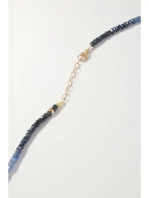 Jia Jia Gold Sapphire Beaded Necklace