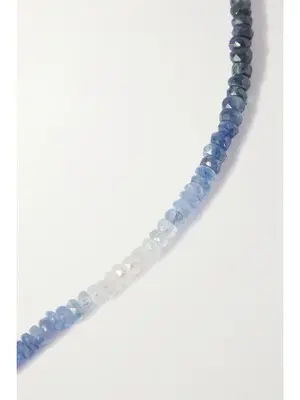 Jia Jia Gold Sapphire Beaded Necklace