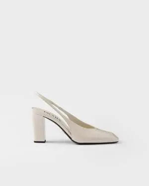 Prada Patent Leather Slingback Pumps