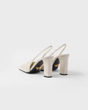 Prada Patent Leather Slingback Pumps
