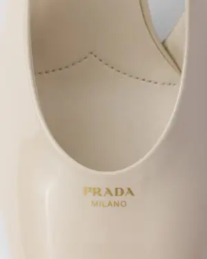 Prada Patent Leather Slingback Pumps