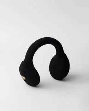 Prada Wool Earmuffs - Black