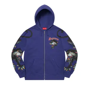 Supreme Panther Zip Up Hooded Sweatshirt