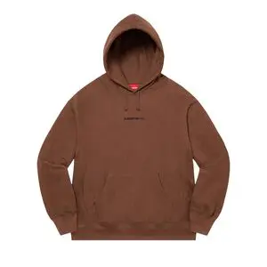 Supreme Number One Hooded Sweatshirt - Brown