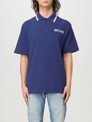 Just Cavalli Polo Shirt Men Blue