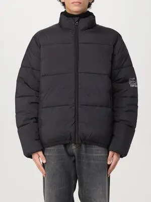 EA7 Puffer Jacket With Stand Collar - Black