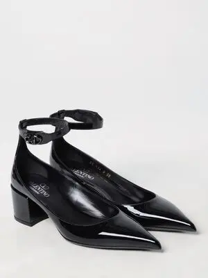 Valentino Garavani Patent Leather Ankle Strap Pumps