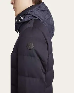 Moncler Bess Down Blazer Jacket - Navy