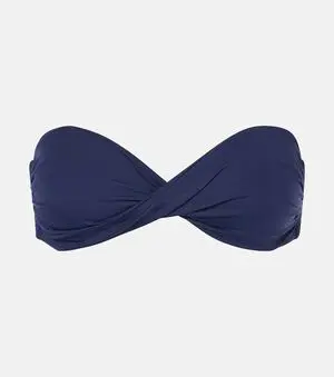 Melissa Odabash Martinique Strapless Bikini Top - Blue