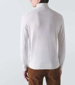 Zegna Cashseta Turtleneck Top