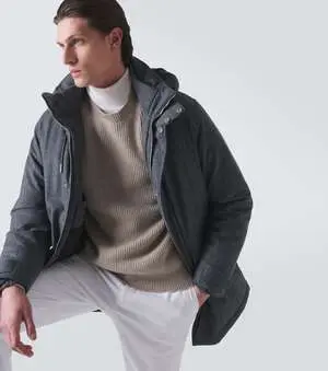 Zegna Wool Down Coat