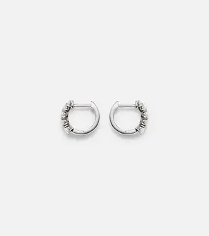 ANITA KO Diamond And White Gold Huggie Earrings