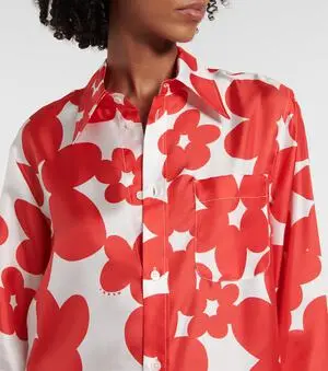 Marni Printed Silk Shirt
