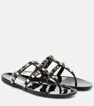 Valentino Garavani Rockstud Thong Slides