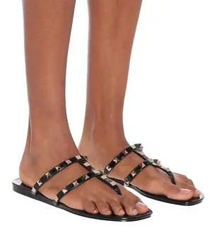 Valentino Garavani Rockstud Thong Slides