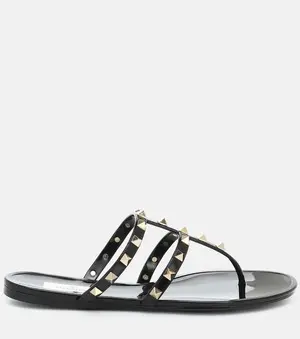 Valentino Garavani Rockstud Thong Slides