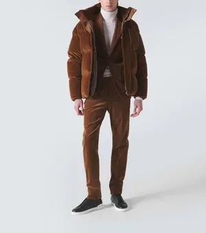Zegna Cotton And Cashmere Corduroy Blazer