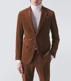 Zegna Cotton And Cashmere Corduroy Blazer