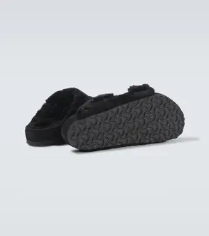 BIRKENSTOCK Arizona Shearling-lined Suede Sandals