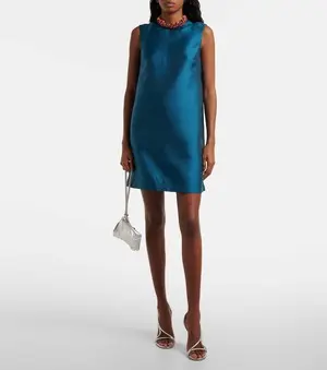 ALEMAIS Beaded Mini Dress