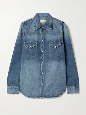 NILI LOTAN Travis Denim Shirt