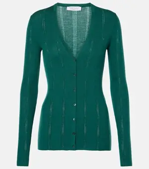 Gabriela Hearst Lillian Wool Cardigan - Green