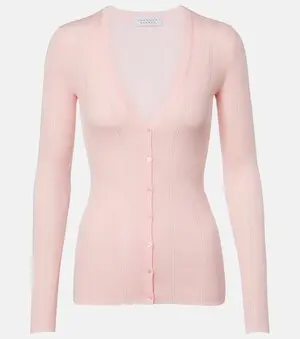 Gabriela Hearst Lillian Wool Cardigan - Pink