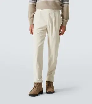 Zegna Cashco Corduroy Straight Pants