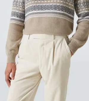Zegna Cashco Corduroy Straight Pants