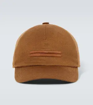 Zegna Cashmere Baseball Cap - Brown