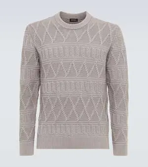 Zegna Aran Wool Sweater