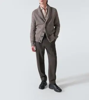 Zegna Checked Cotton Flannel Shirt
